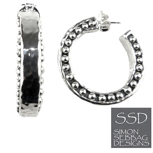 Simon Sebbag | Jewelry | Simon Sebbag Designs Ssd Hammered Beaded ...